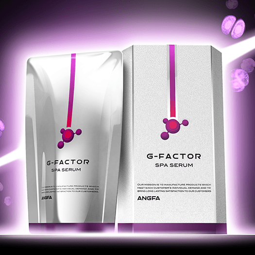 I.D.Net. : works | package | G-FACTOR_Spa Serum | 株式会社アイディーネット実績